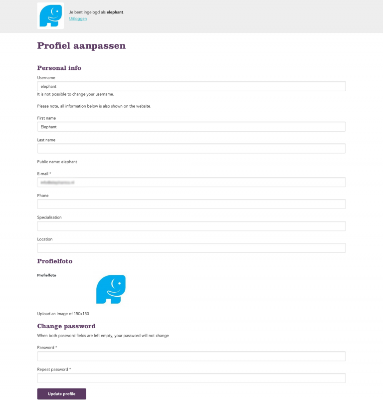 Howto: create a front-end profile edit page in WordPress - WPcode